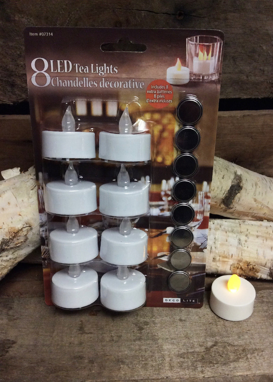 ITEM C 07314 - 8 PIECE FLICKERING LED T-LIGHT · Tri W Imports