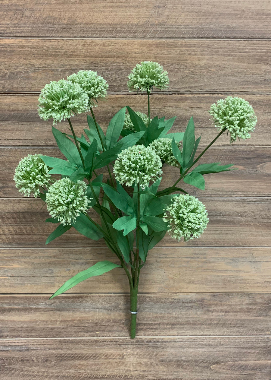 ITEM 10155 CM - 20" CREAM ALLIUM BUSH · Tri W Imports